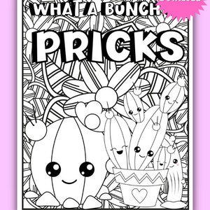 Adult Coloring Page, Funny Coloring Sheet, Swear Word Coloring Page ...