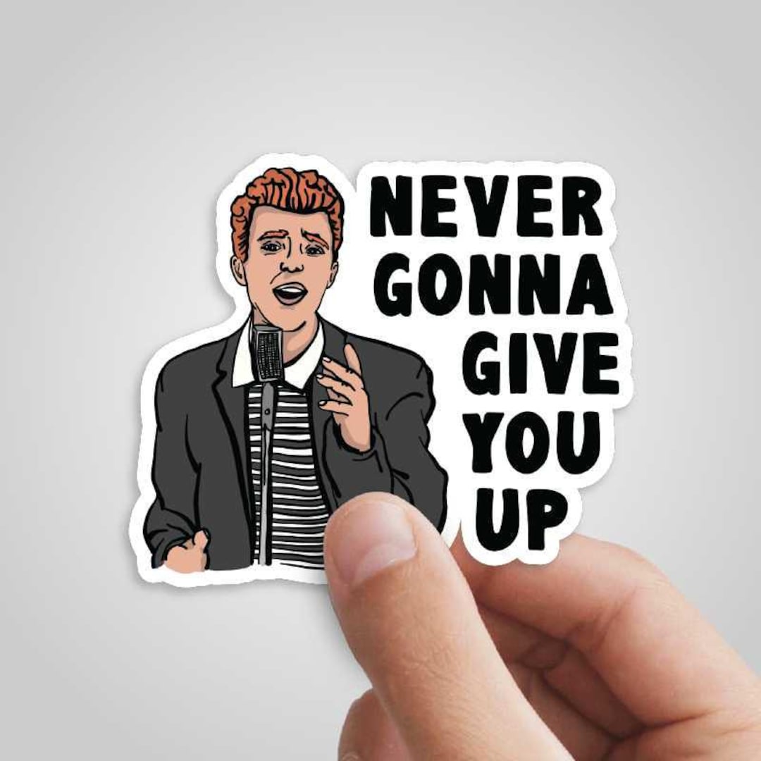 Rick Roll Sticker - Etsy