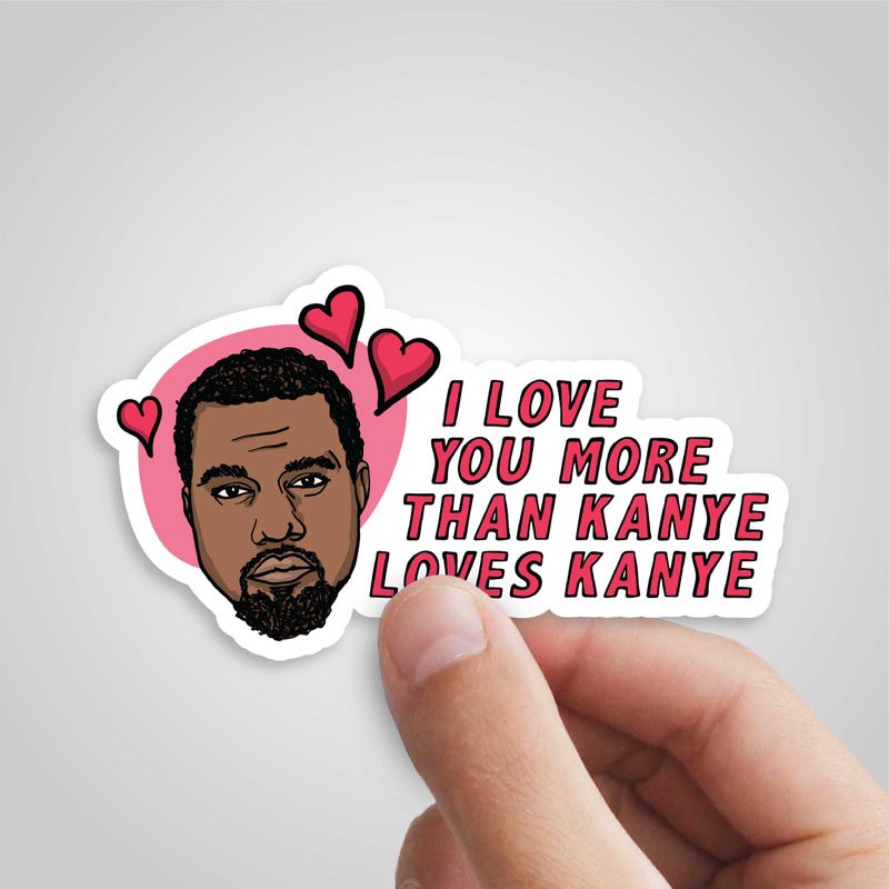 Kanye Sticker - Etsy