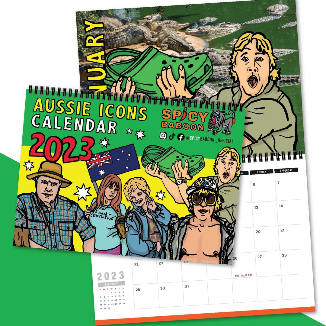 Aussie Icons 2025 Calendar - Etsy Australia