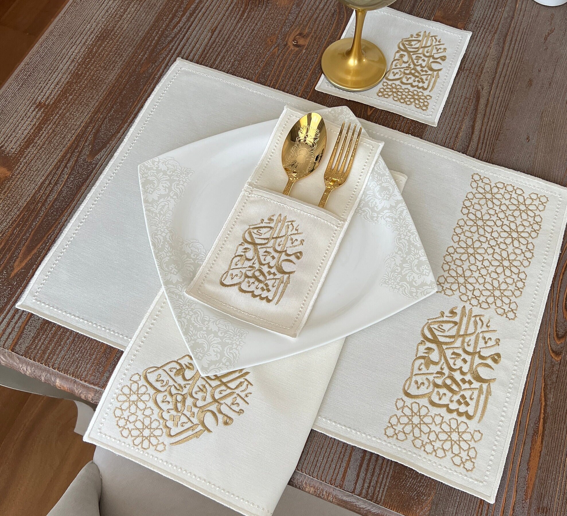 Islamic Home Decor, Islamic Decorations, 6 Person 24 Pcs, Ramadan ...