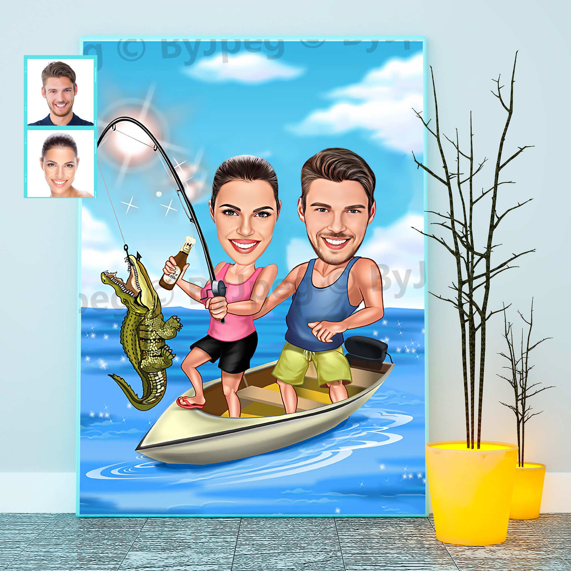 Funny Wedding Caricaturebride and Groom Portraitcaricature - Etsy Canada