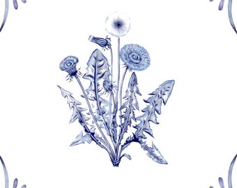 Delft Green Ceramic Tile- Thistle︱bathroom Tile, Splashback, Kitchen ...