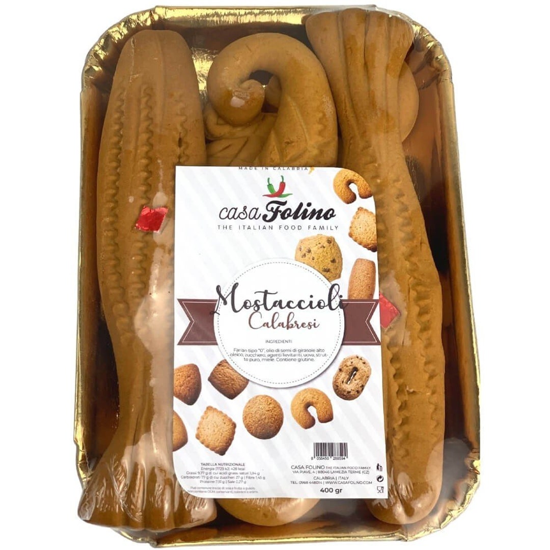 Mostaccioli Artisanal Calabrian Hard 400 Gr - Etsy