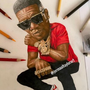 NEW* LIMITED & EXCLUSIVE Boosie Badazz "boopac" Caricature T-shirts - Etsy