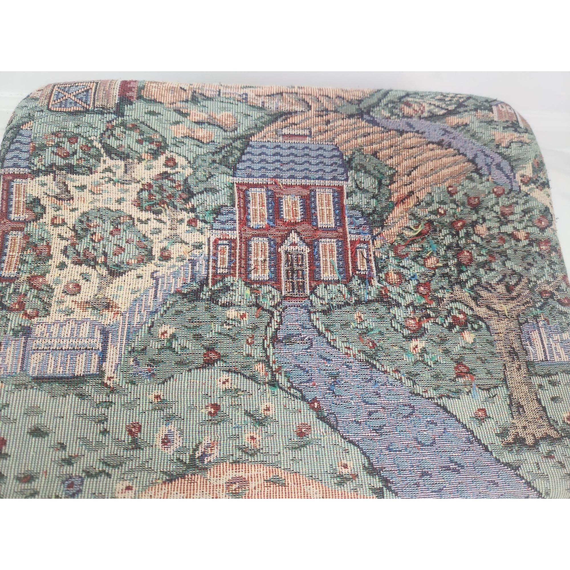 Vintage Powell Tapestry Storage Foot Stool & Sewing Storage - Etsy