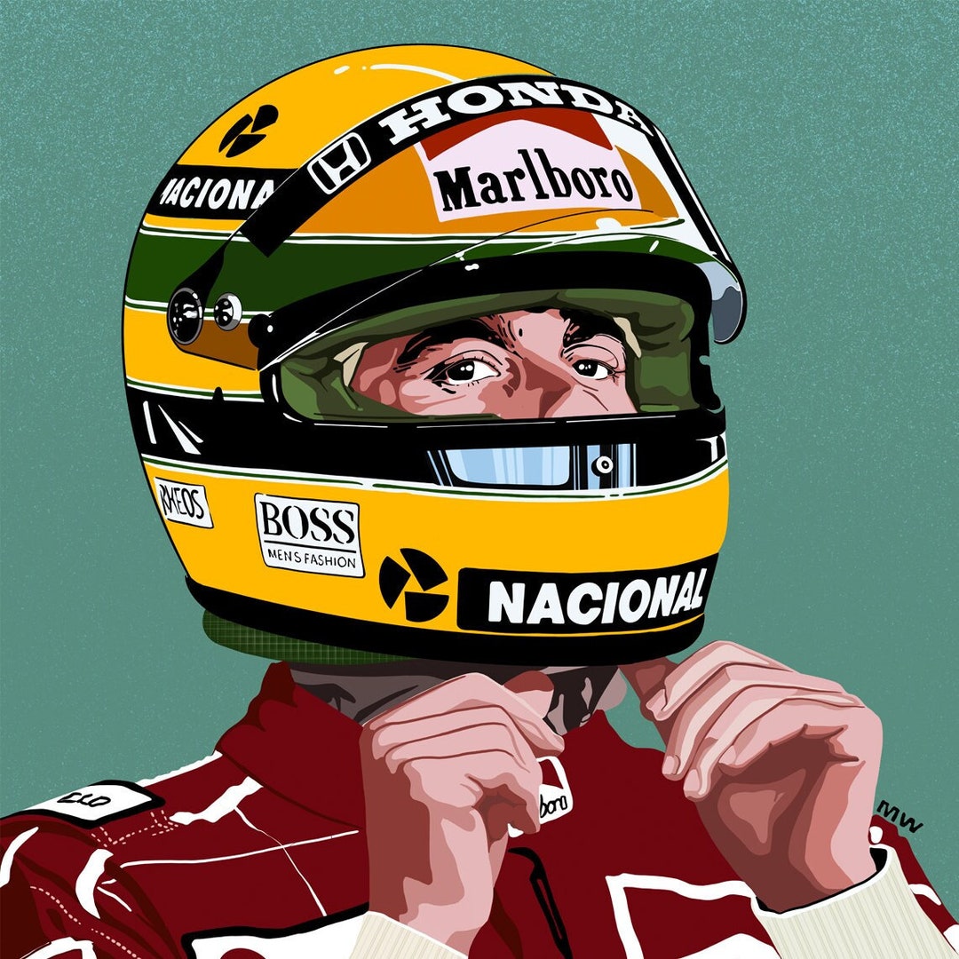 Ayrton Senna - Etsy