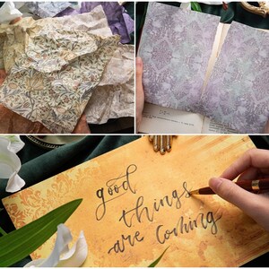 24 Sheets Large Size Mottled Retro Pattern Scrapbooking Paper Pack ...