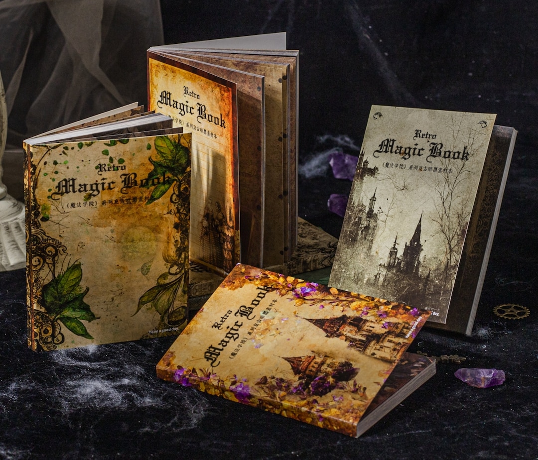 Dark Gothic Style Scrapbooking Paper Halloween Deco Paper for - Etsy