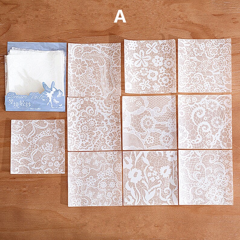 Semitransparent Lace Decorative Paper, Lace MG Tissue Paper, Scrapbook ...