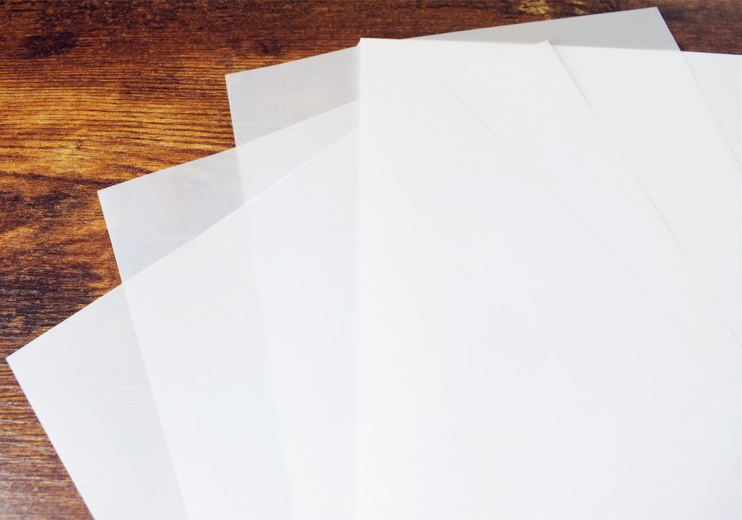 A4 Translucent Vellum Paper, for Laser / Inkjet Printers, Clear Paper ...