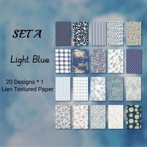 Vintage Artistic Prints Decorative Paper Set, Colorful Deco Paper for ...