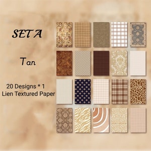 Vintage Artistic Prints Decorative Paper Set, Colorful Deco Paper for ...