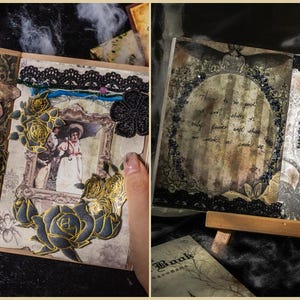 Dark Gothic Style Scrapbooking Paper, Halloween Deco Paper for Junk ...