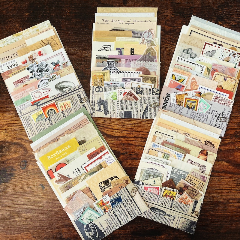 Ephemera Packs - Etsy