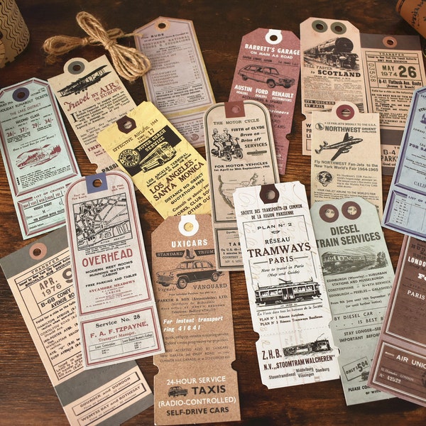 Vintage Style Tags - Etsy