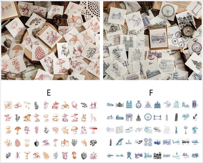 Plain Drawing Patterns Material Paper Set With Brads Pad - Etsy