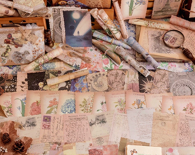 30 Sheets of Retro Deco Paper for Scrapbooking - Etsy Canada