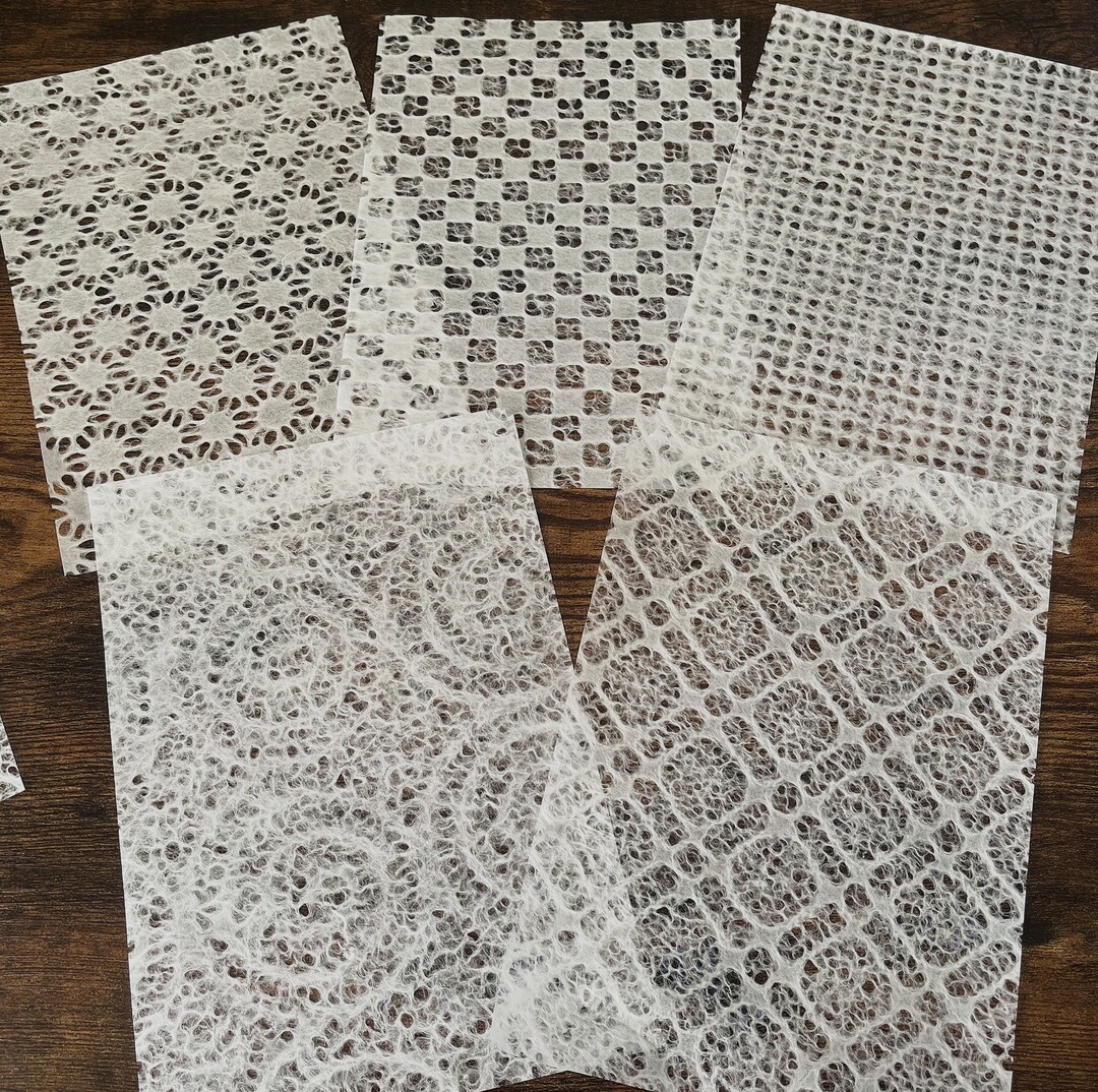 Hollowed Art Paper Set, Scrapbook Paper Pack, Deco Paper, Ephemera ...