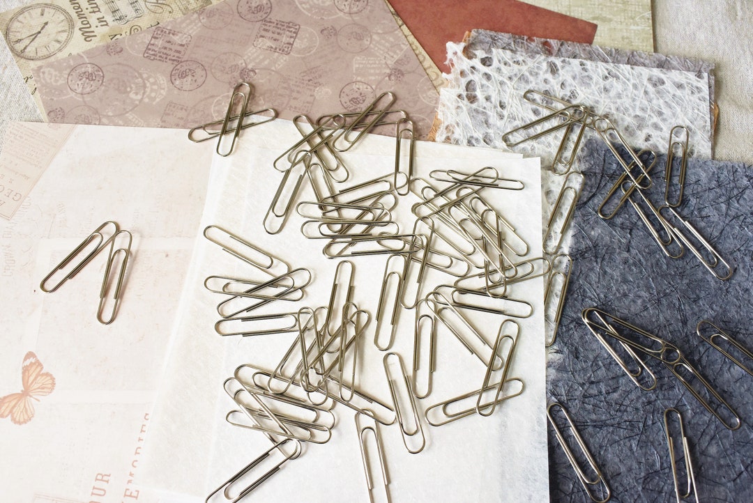 Large Paper Clips Smooth Silver, Durable & Rust Resistant Coating ...