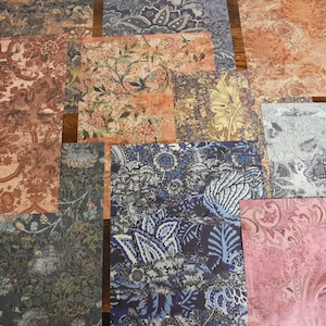 Large Size Vintage Scrapbook Paper Pack, Vintage Distressed Patterned ...
