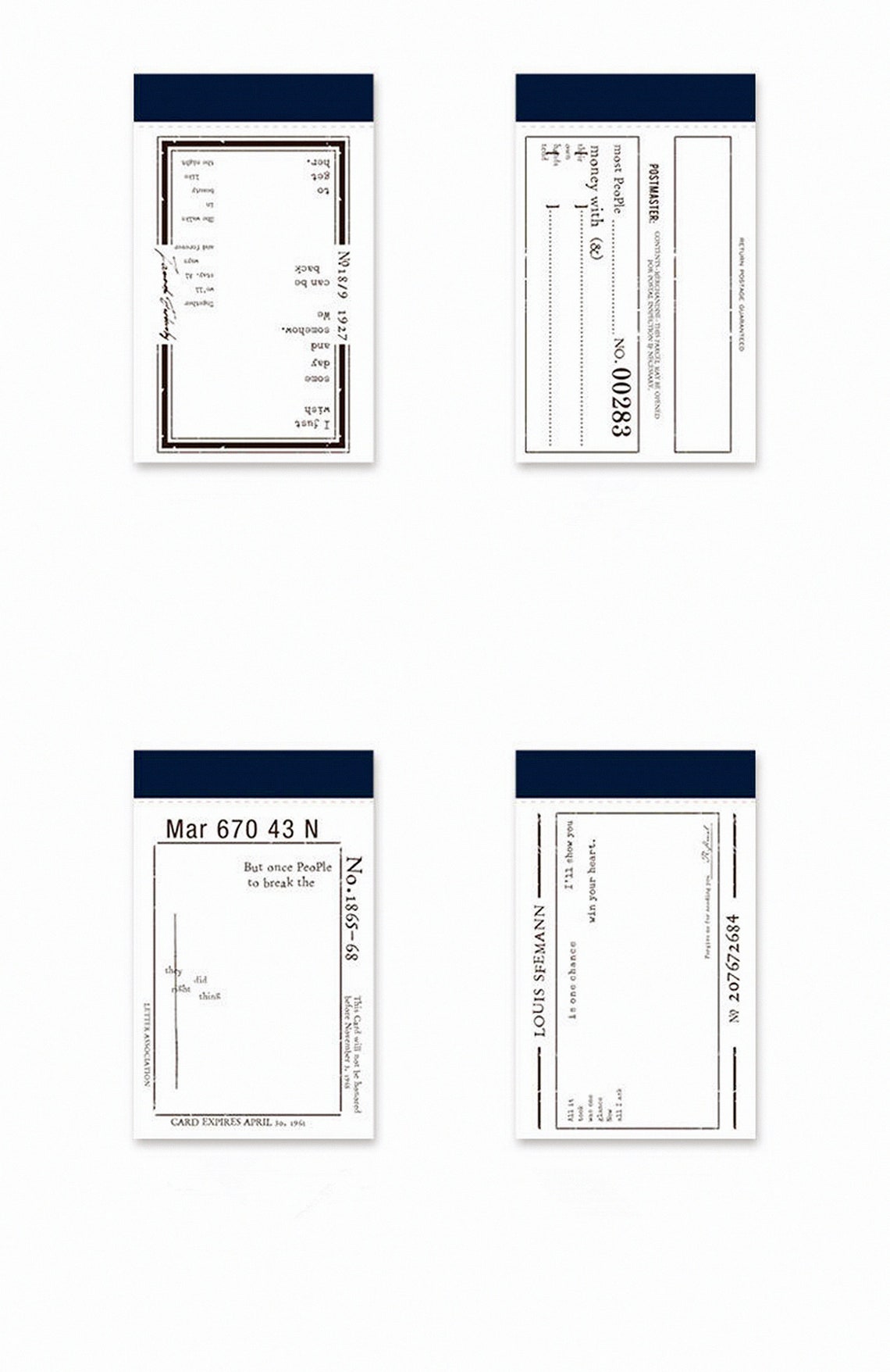Grass Class Paper Memo Notes Sets, Memo Sheets, Junk Journal, Deco ...