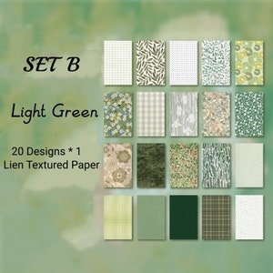 Vintage Artistic Prints Decorative Paper Set, Colorful Deco Paper for ...