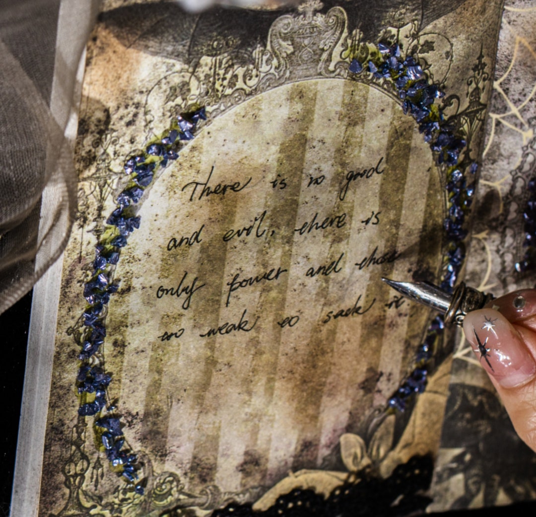 Dark Gothic Style Scrapbooking Paper, Halloween Deco Paper for Junk ...