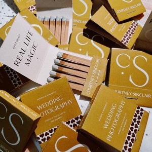 CUSTOM MATCHBOOKS - Etsy