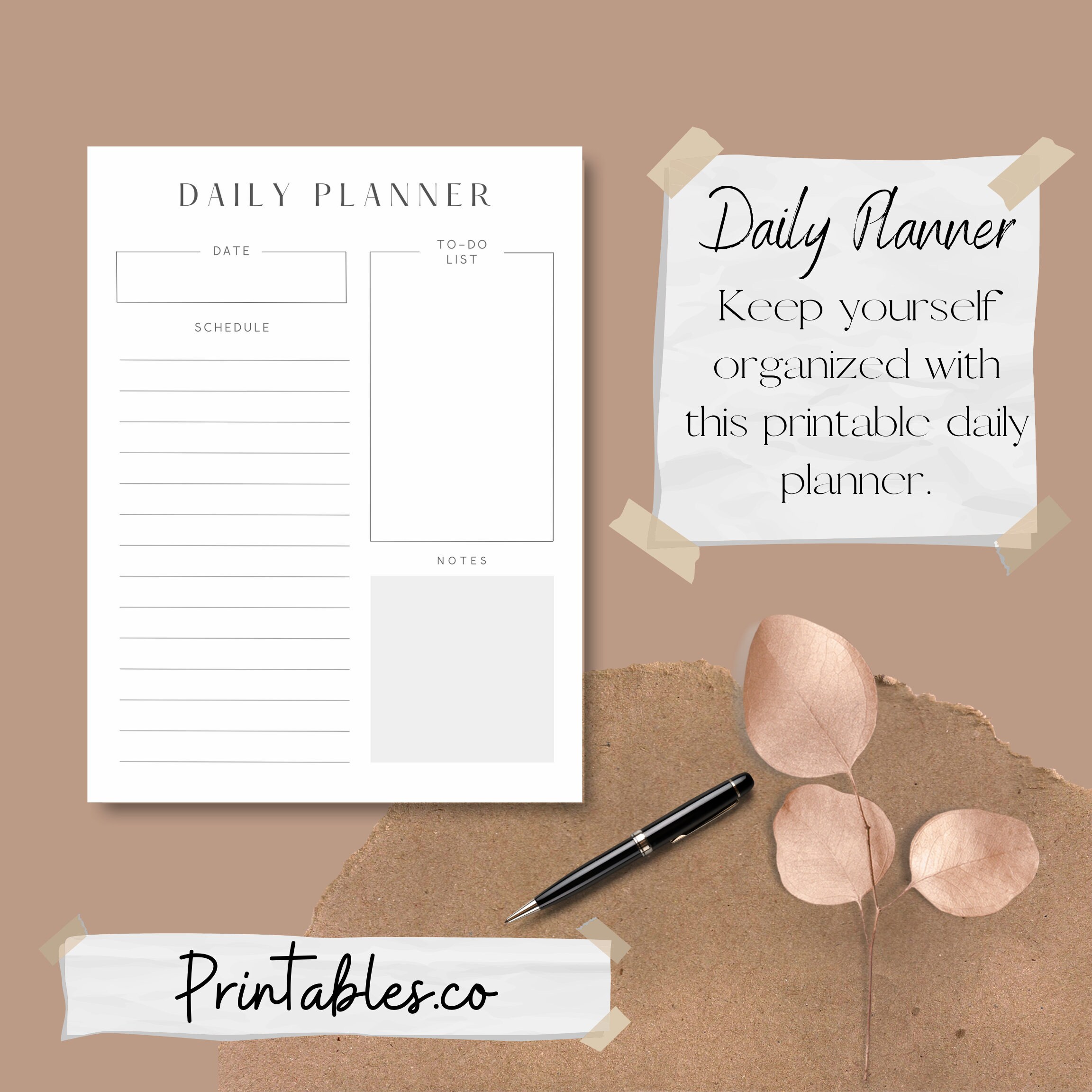 Planner Bundle Package Daily Planner Weekly Planner to Do List Planner ...