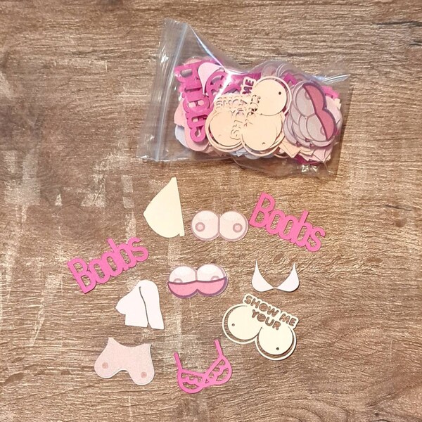 Boob Confetti Etsy