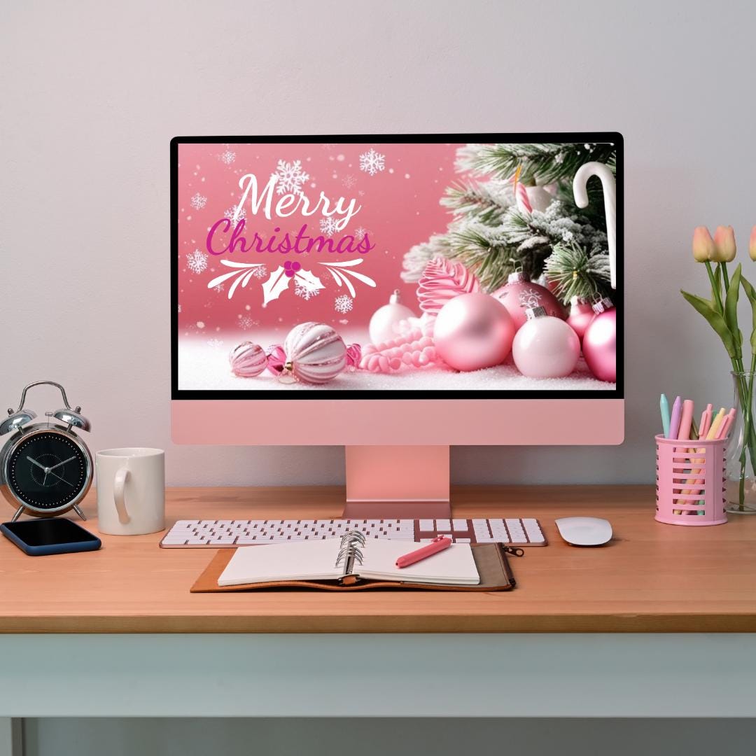 5 Christmas Theme Screen Savers Digital Download, Computer Screen ...