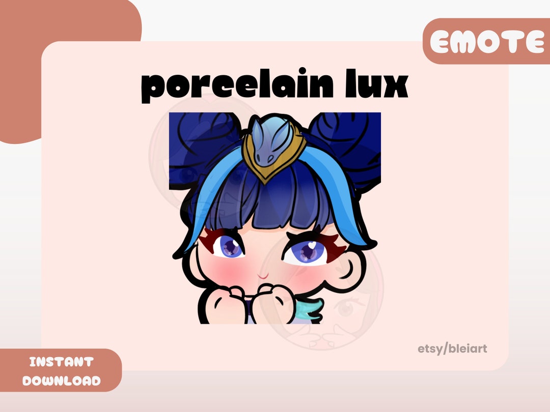 Porcelain Lux, Leauge of Legends Lux, Lux Emote, Twitch Emote, Lux ...