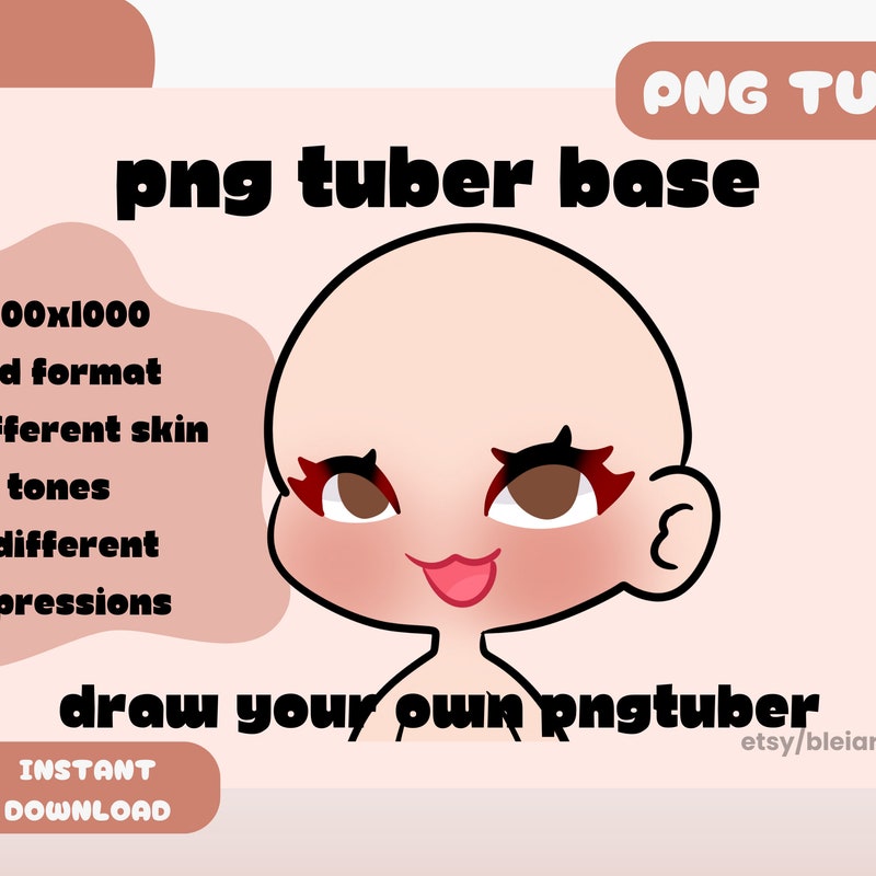 Pngtuber Base - Etsy