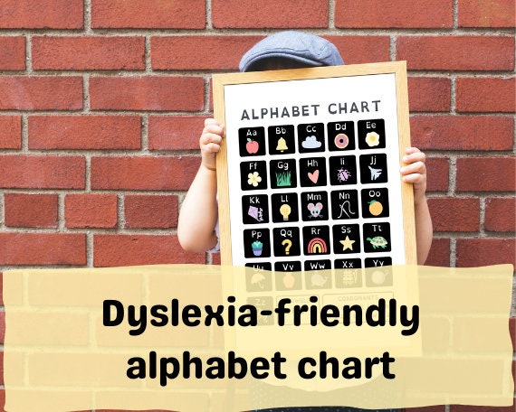 Dyslexia-friendly Alphabet Poster - Etsy