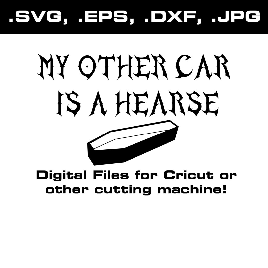 Gothic Car Window Design Digital Files for Cricut or Another - Etsy