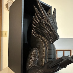 Dragon Book Nook, Book Nooks, Bookish Merch, Bookshelf Decor, Book ...