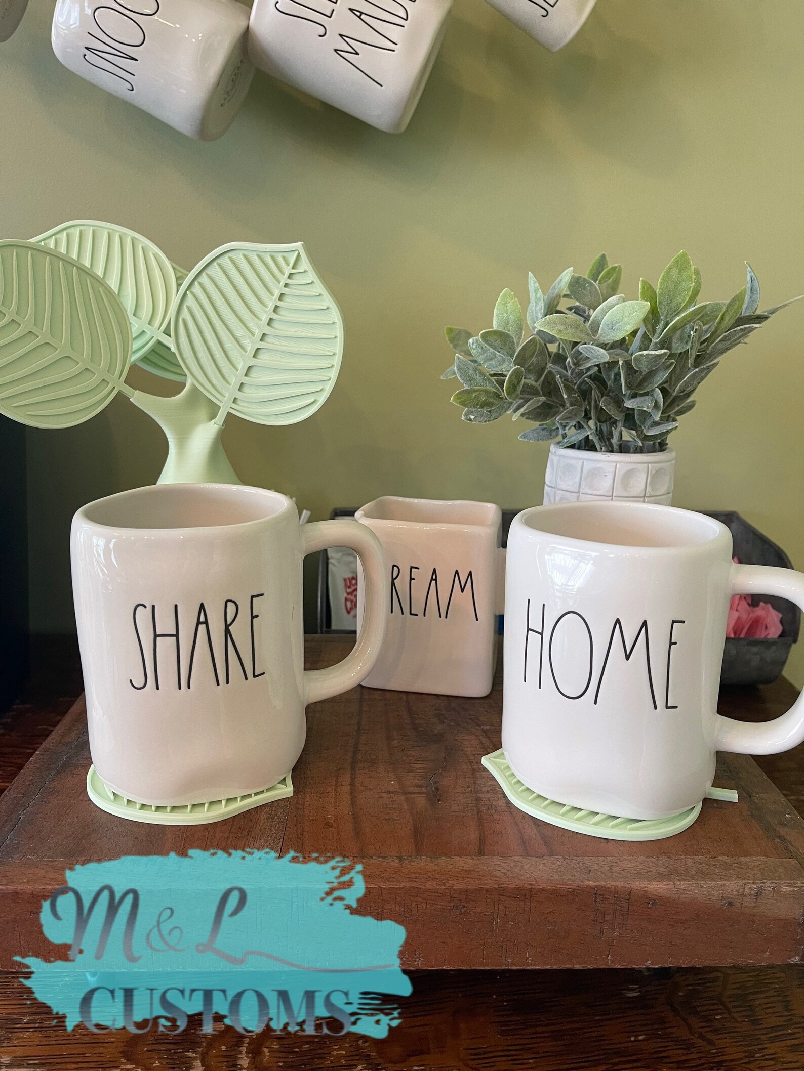 Leaf Coaster Tree 3d Printed - Etsy