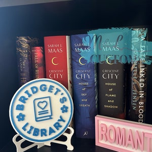 Book Shelf Decor , Library Sign , Book Shelf Sign - Etsy