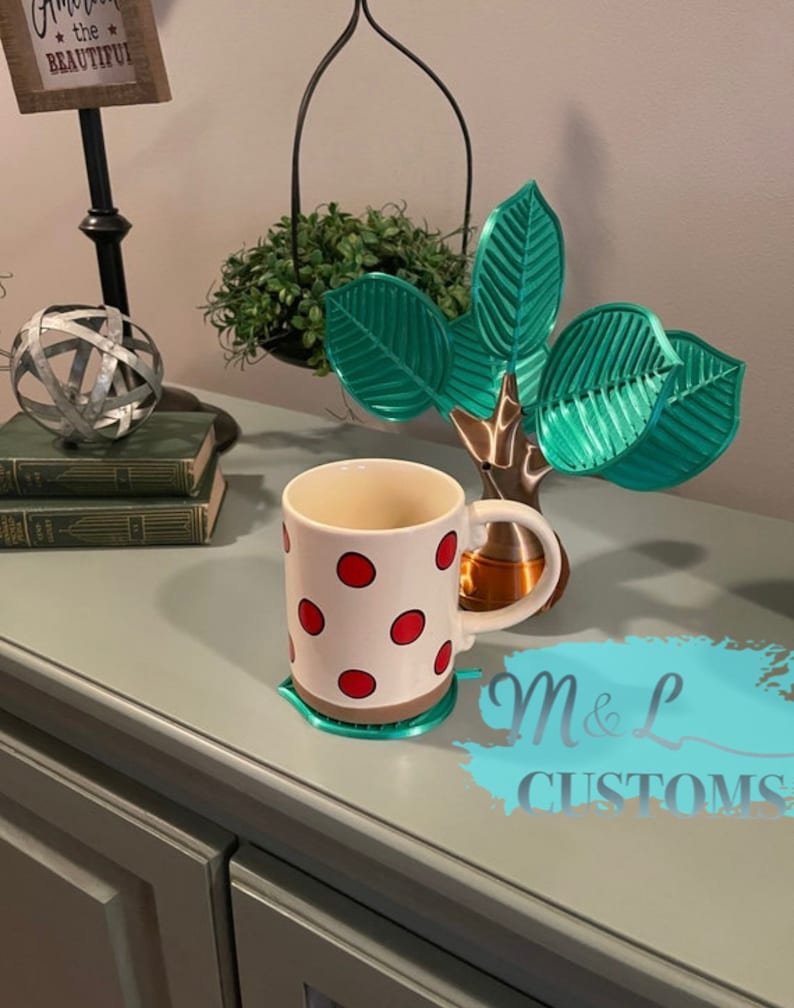 Leaf Coaster Tree 3d Printed - Etsy