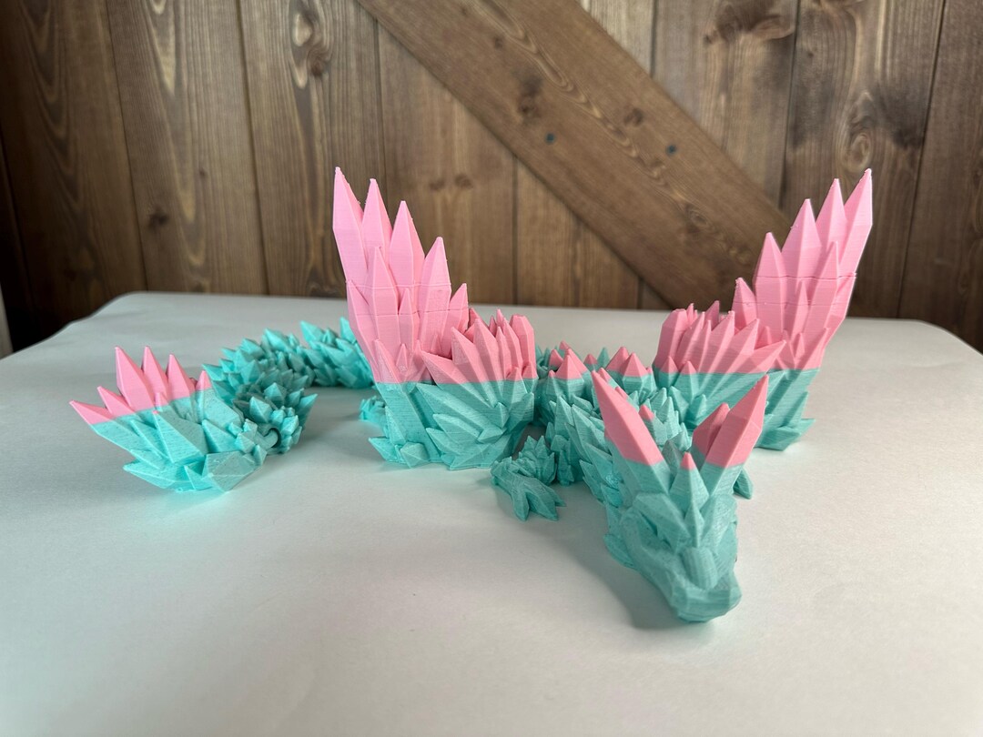 Large Articulated Winged Dragons - Etsy