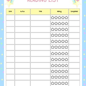 Kids Homework Planner for Kids Printable PDF, Homework Tracker for Kids ...