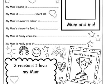 All About My Dad, Father's Day Gift From the Kids, Birthday Present for ...