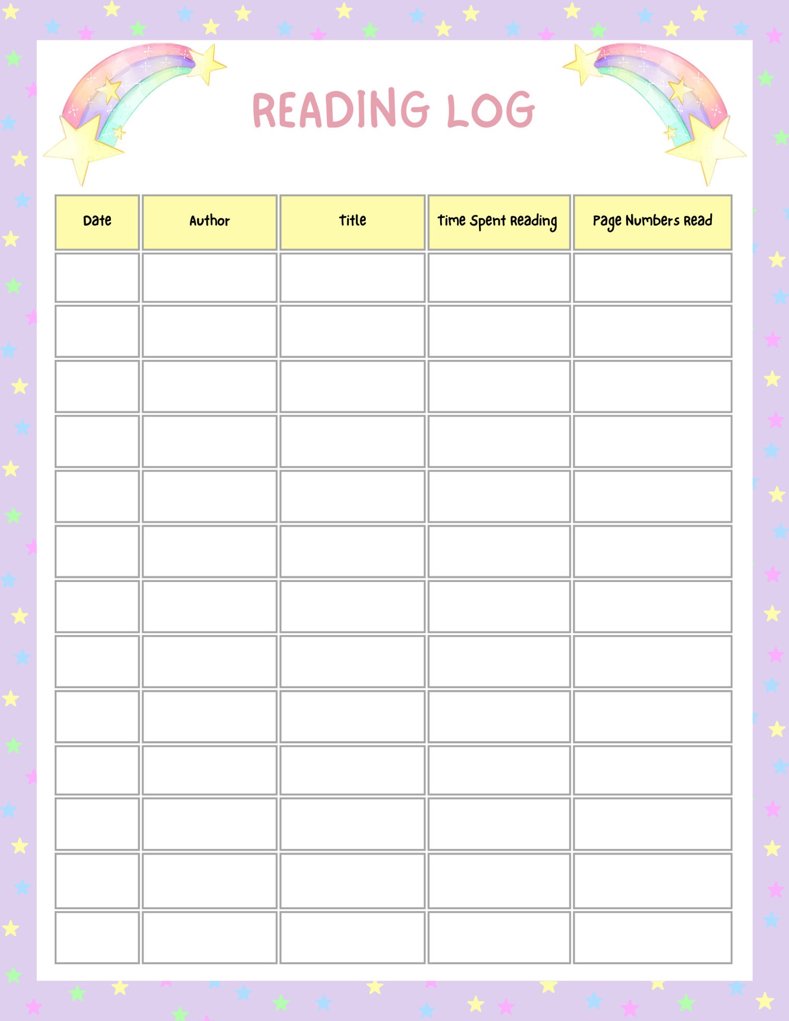Kids Homework Planner for Kids Printable PDF, Homework Tracker for Kids ...