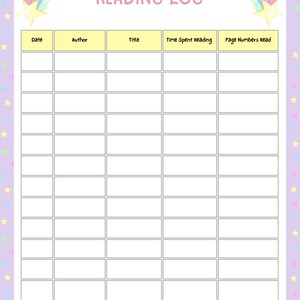 Kids Homework Planner for Kids Printable PDF, Homework Tracker for Kids ...