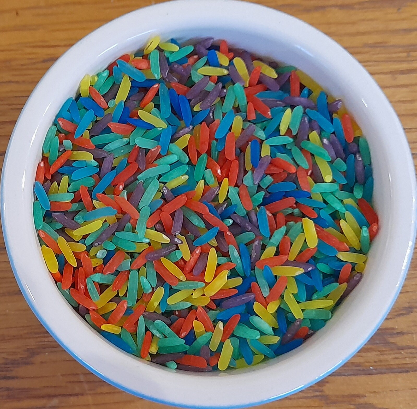 Pretend Play Toys & Games Colourful Sensory Rice Tuff Tray Sensory Play ...