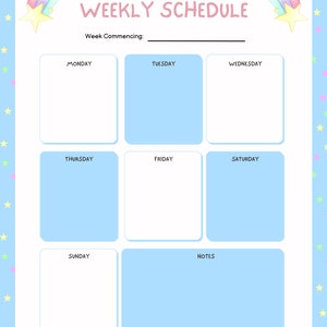 Kids Homework Planner for Kids Printable PDF, Homework Tracker for Kids ...