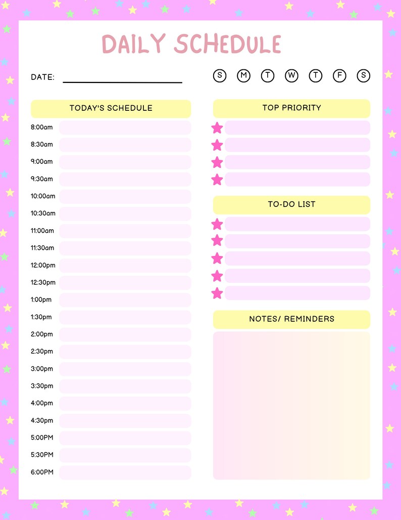 Kids Homework Planner for Kids Printable PDF, Homework Tracker for Kids ...