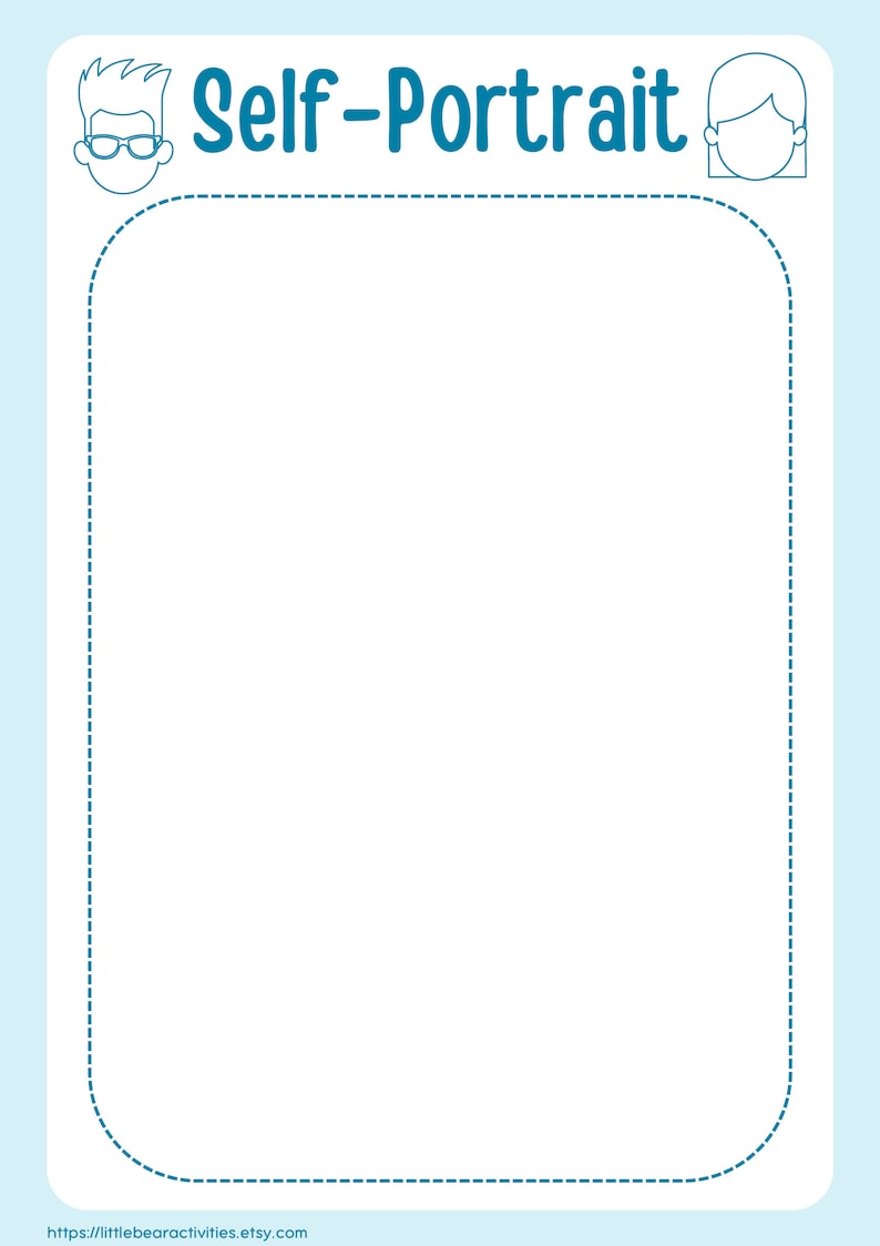 All About Me Children, Printable Activities for Kids, Printable ...