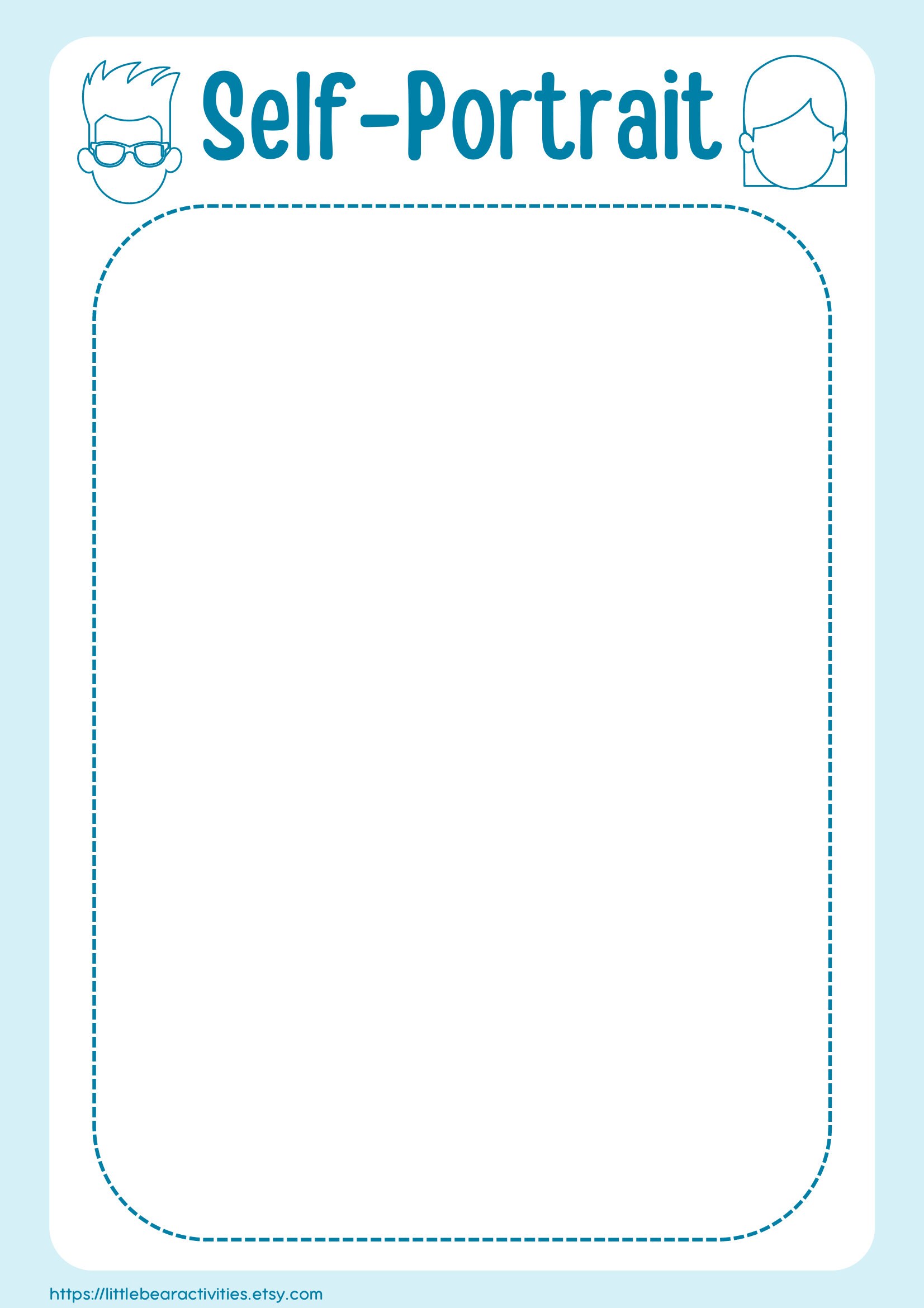 All About Me Children, Printable Activities for Kids, Printable ...